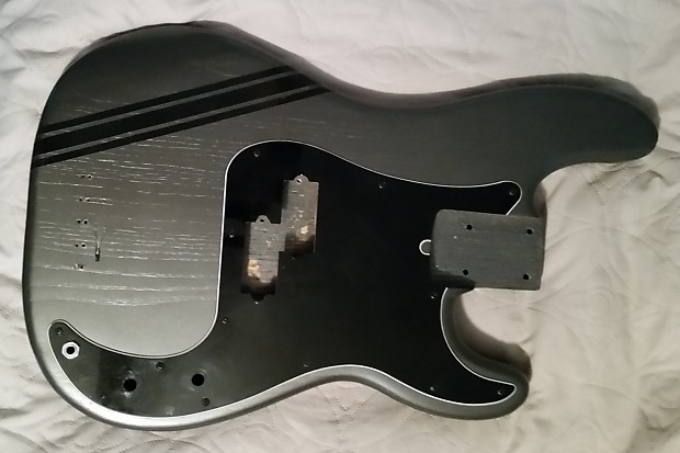 Ash Gray Fender P-Bass Style Body w/genuine Fender 3 Ply | Reverb