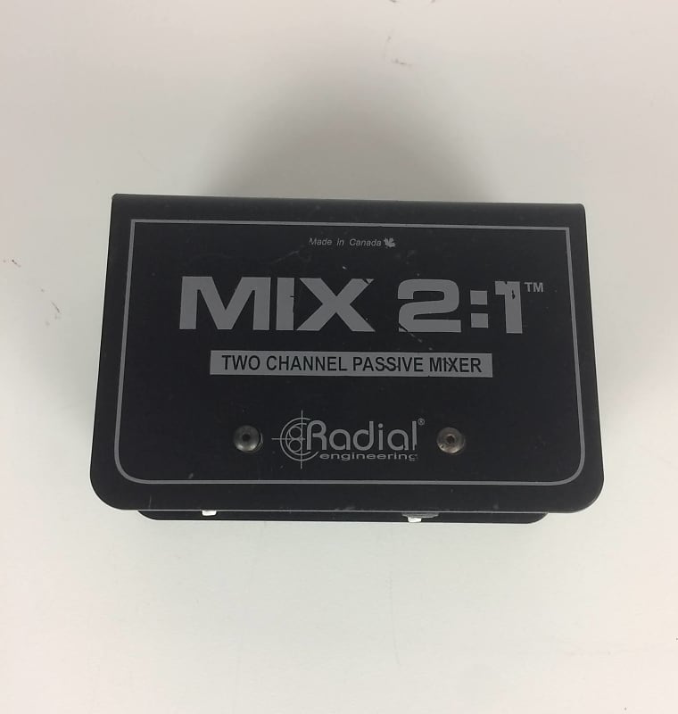 Radial Engineering MIX 2:1 Passive Stereo Summing Mixer | Reverb