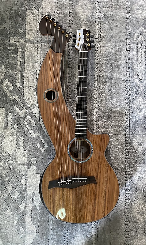 Timberline T70HGc Harp Guitar 2022 Natural All Solid Tropical | Reverb