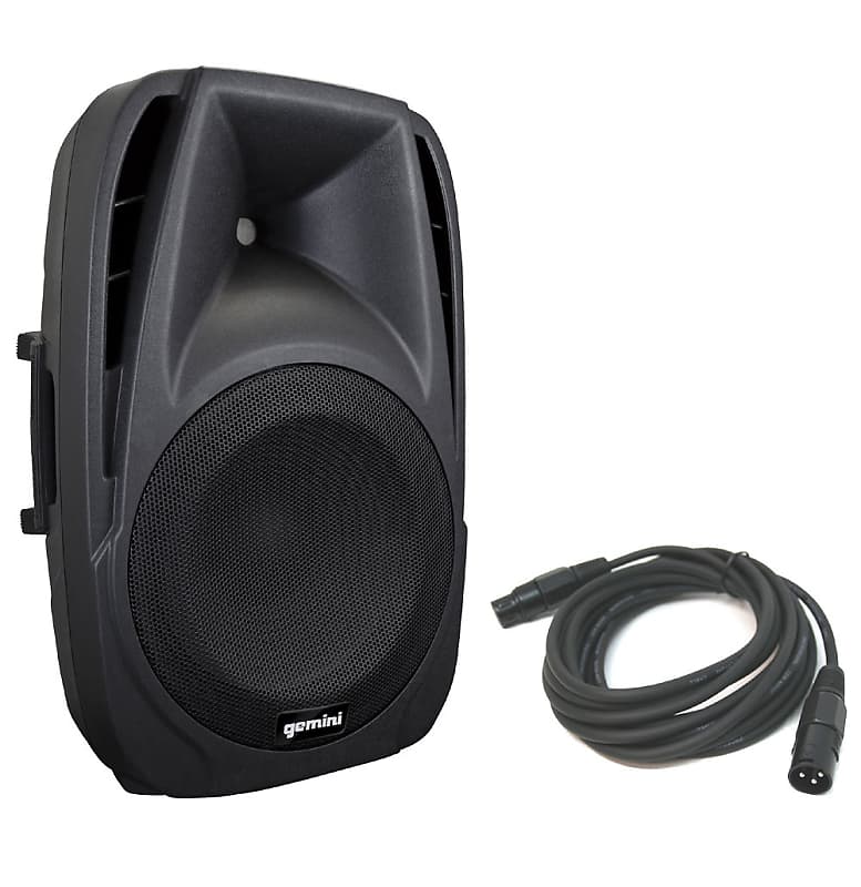 Gemini DJ Pro Audio ES-12P Powered 12" 600 Watt PA Speaker | Reverb