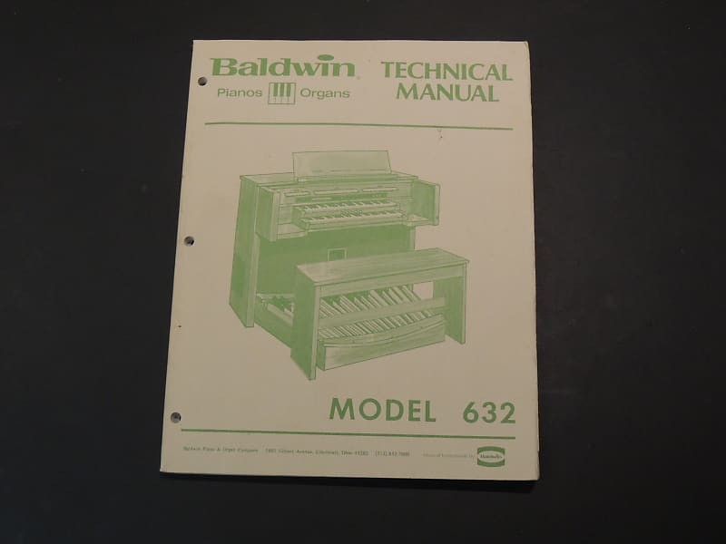 Baldwin Model 632 Technical Manual [Three Wave Music] | Reverb