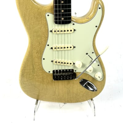 1961 Fender Stratocaster Body Blond Refinish Slab Board Pre | Reverb