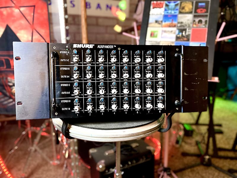 Shure AuxPander 8x8 Line Mixer and Auxiliary Expander 2 of 2 | Reverb