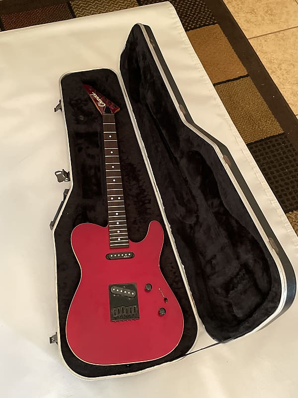 1990-91 Charvel Jackson Legend Telecaster Candy Apple Red 6 | Reverb