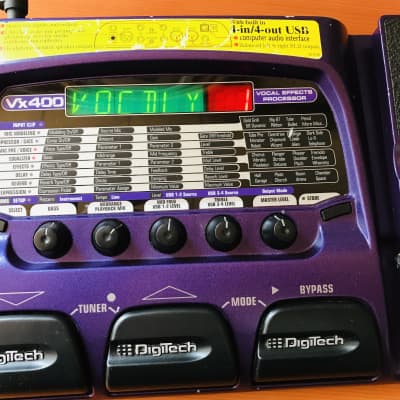 DigiTech Vx400 Vocal Effects Processor, works, USB interface DigiTech Vx400 Vocal Effects Processor, works, USB interface