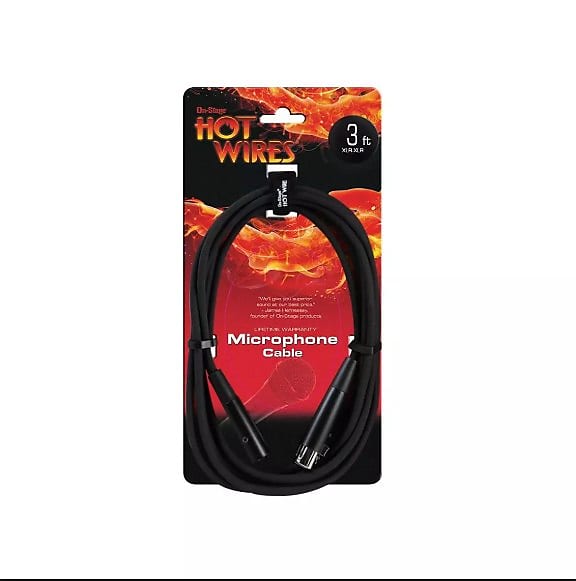 (Mint) Hot Wires 3' XLR-XLR Microphone Cable | Reverb