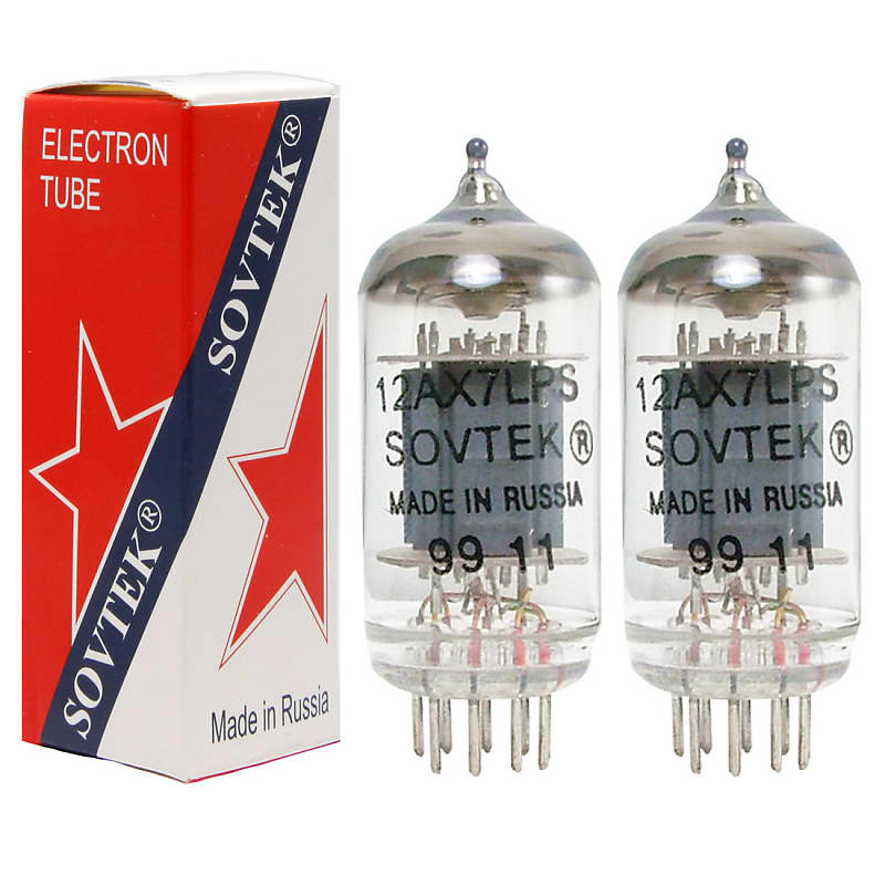 Sovtek 12AX7LPS Preamp Vacuum Tube - Platinum Matched Pair | Reverb