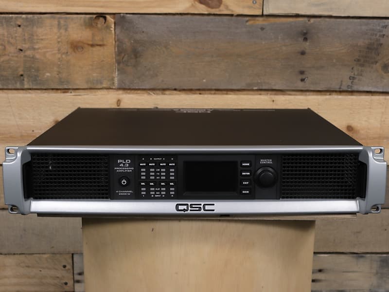 QSC PLD4.3 Multi-Channel System Processing Amplifiers "Floor | Reverb