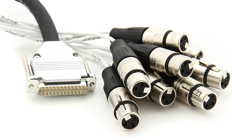 Pro Co DA88XF-3 8-channel DB25 to XLR Female Snake - 3 foot | Reverb