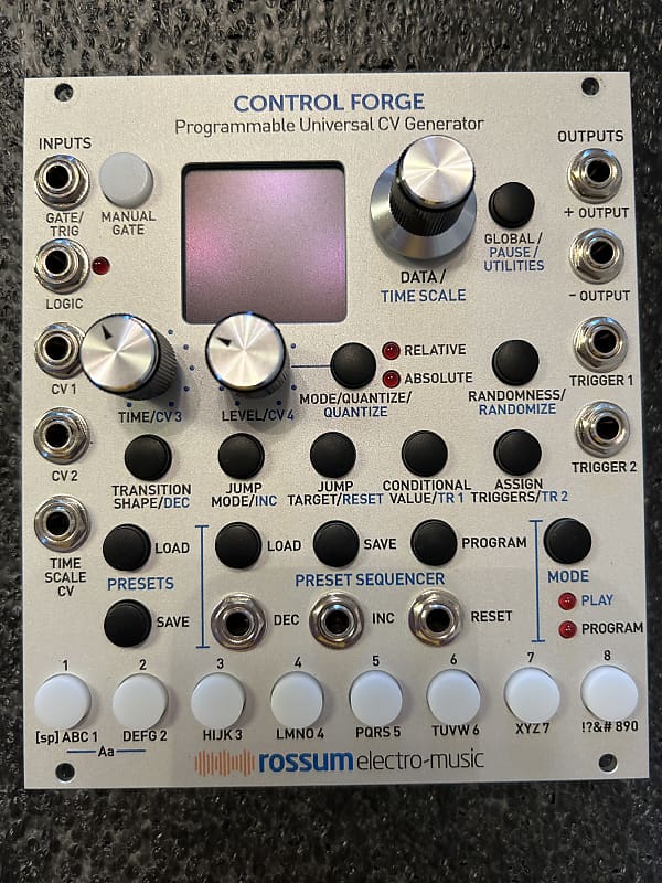 Rossum Electro-Music Control Forge Programmable CV Generator | Reverb