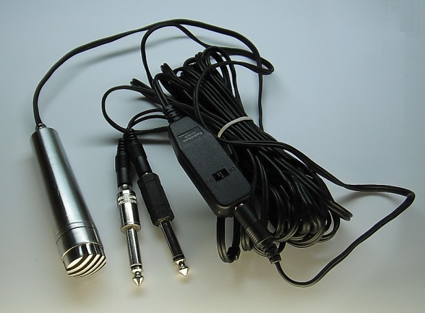 Radio Shack / Custom Electret Stereo Microphone in vintage | Reverb