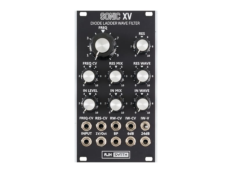 AJH Synth Sonic XV Diode Ladder Filter (Black) | Reverb Australia