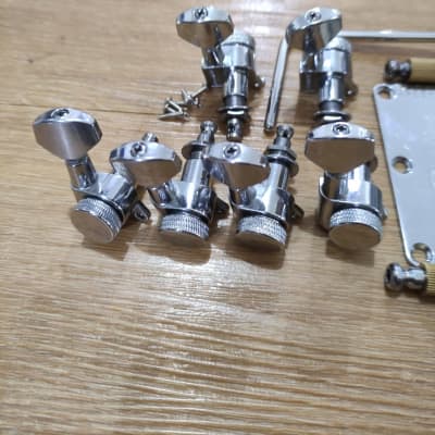 Sterling by Music Man Set Bridge Tuning Machine Heads | Reverb