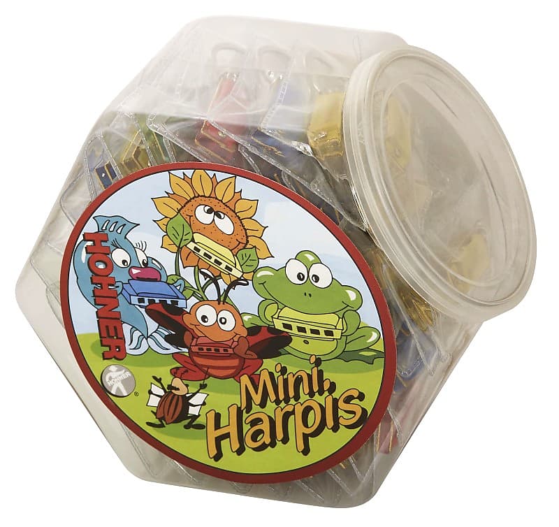 Hohner Pack Color Mini Harp In Candy Box 6 Pieces E ACH C | Reverb