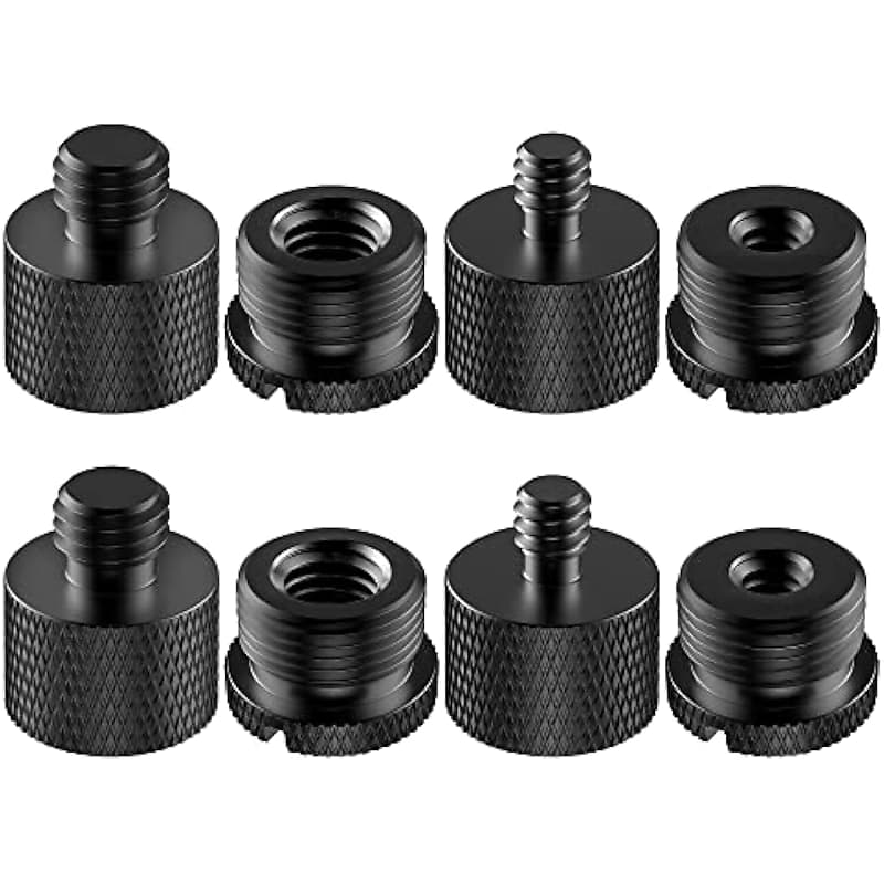 8 Pieces Mic Stand Adapter for Microphone Stand Boom Arm | Reverb