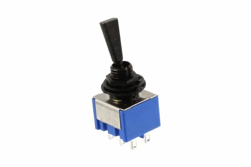 3-Way Switch - Black On Off On Mini Switch flat | Reverb