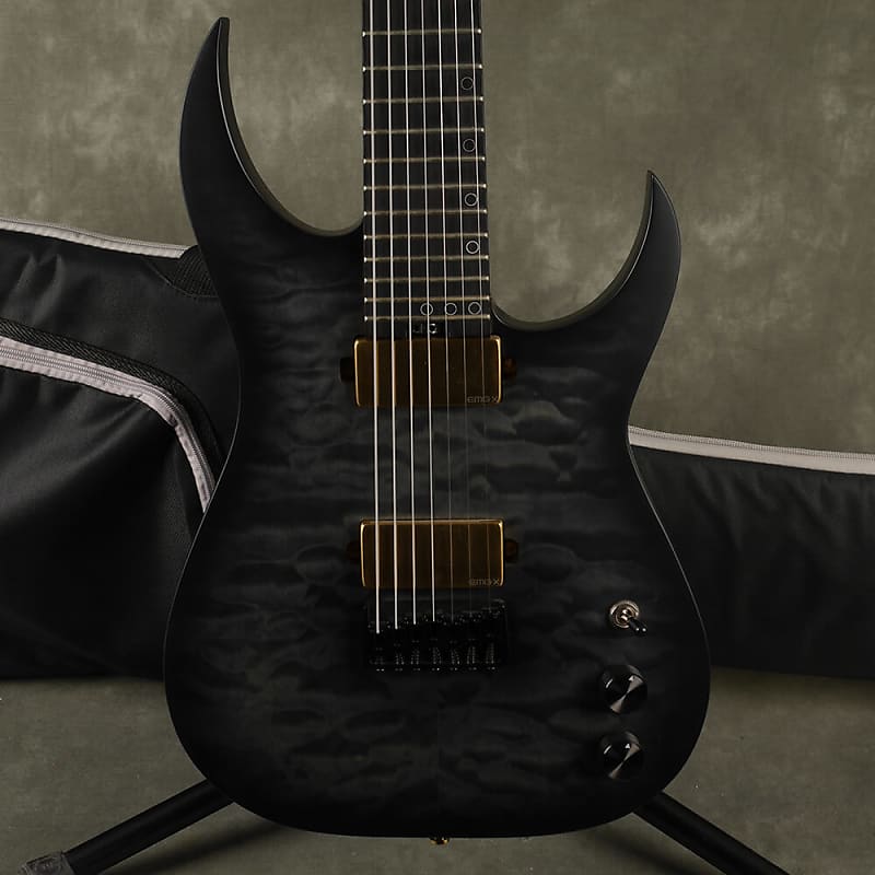 Schecter KM7 MkIII - Trans Black w/Gig Bag - 2nd Hand | Reverb