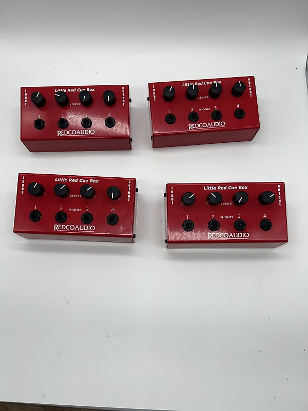 Redco 4 REDCO LITTLE RED CUE BOXES 2021 - Red | Reverb