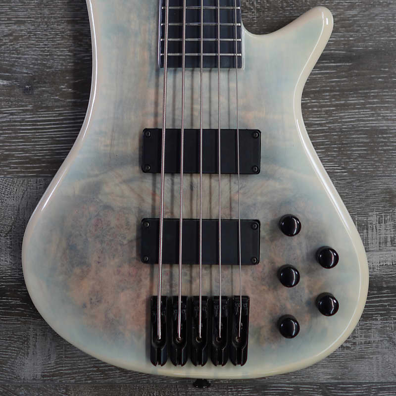 AIO S8-5 5-String Bass Guitar - White Burst 002 | Reverb