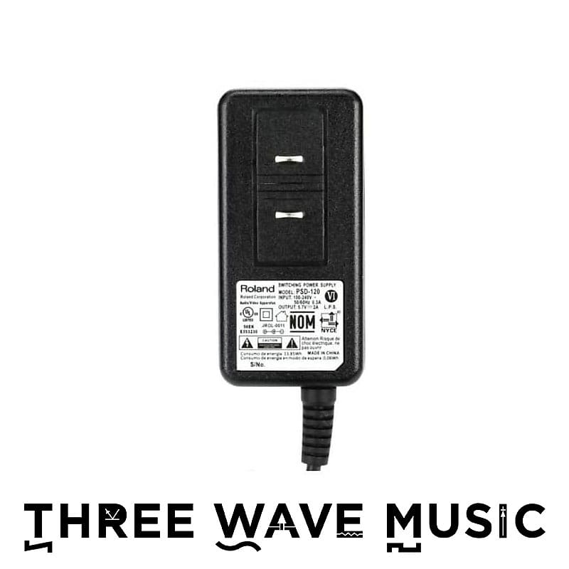 Roland PSD-120 AC Adapter [Three Wave Music] | Reverb