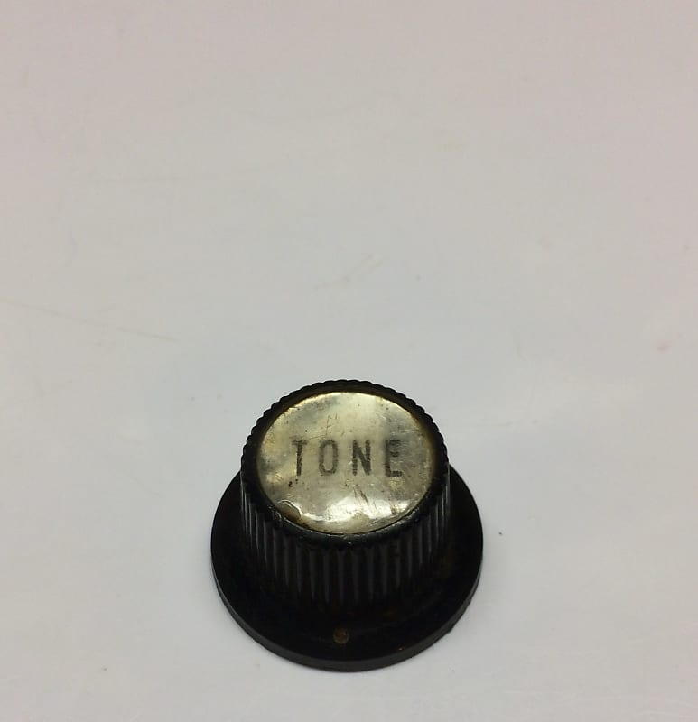 VOX Eko Framus Hofner Tone Knob Black/Gold 1960's | Reverb