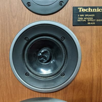 Pair of Technics SB-A33 Double Woofer 3-Way Tower Speakers - | Reverb