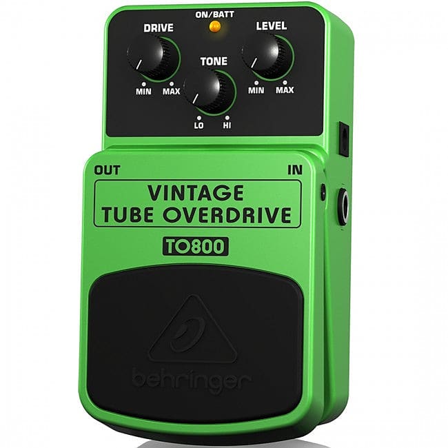 Behringer TO800 Vintage Tube Overdrive Effects Pedal | Reverb