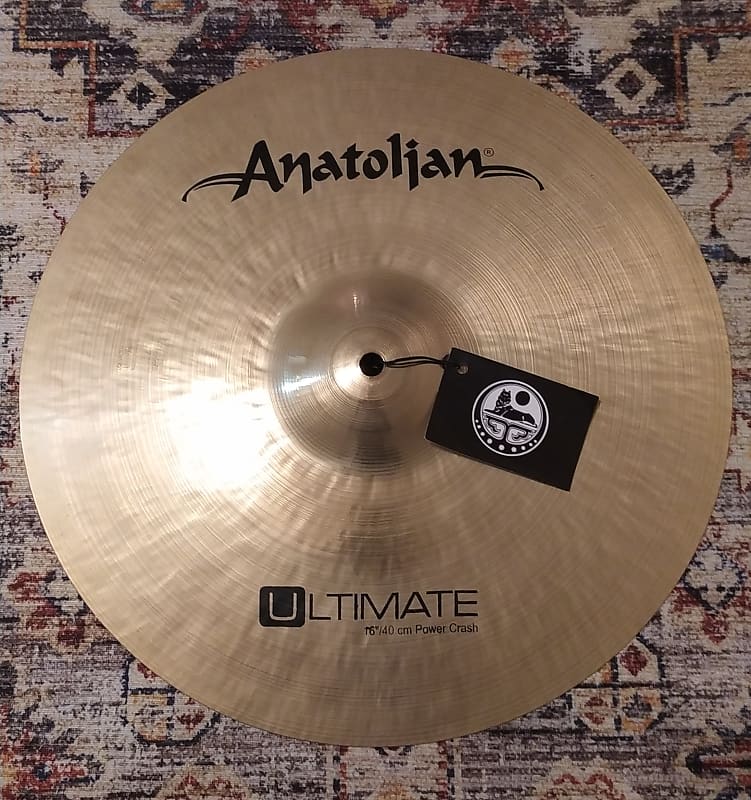 Anatolian Cymbals 16" Ultimate Power Crash - 1066g | Reverb