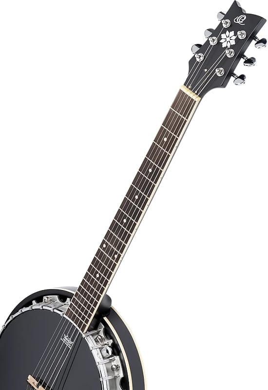 Raven Series Left-Handed 6-String Acoustic-Electric Banjo w/ | Reverb