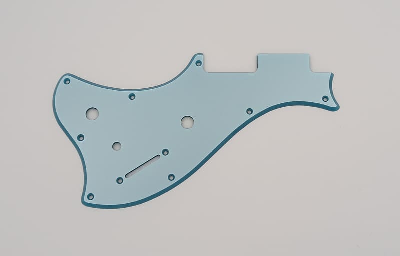 metallic ice blue acrylic pickguard for PRS MIRA guitar | Reverb