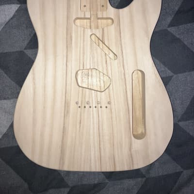 Paulownia Telecaster T Style Body with Hardwood Inserts | Reverb