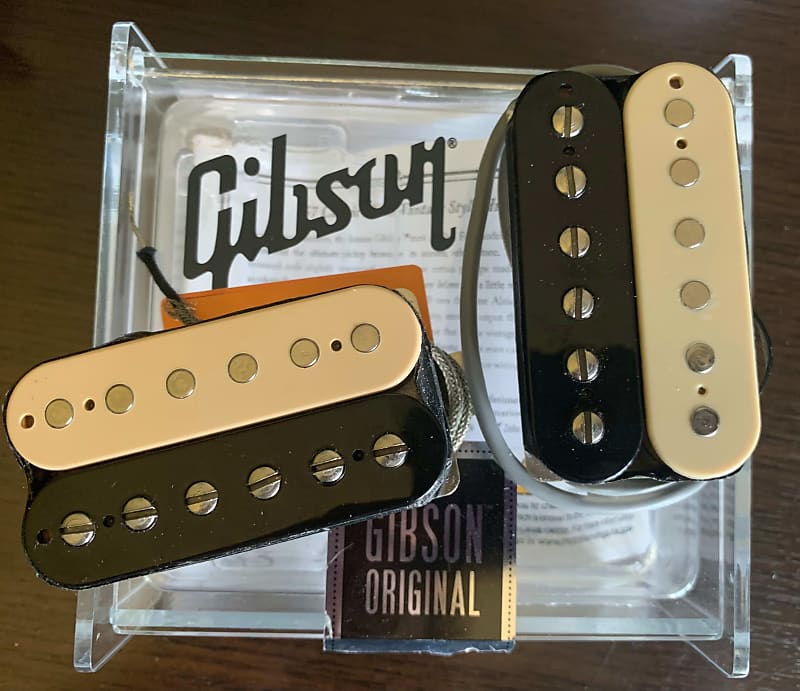 Gibson 57 Classic Neck & 57+ Classic Bridge in Zebra | Reverb