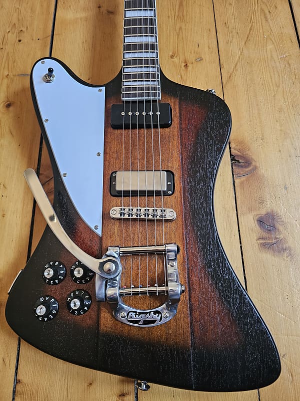 Custom Left handed Firebird Tobacco burst with bigbsy & | Reverb