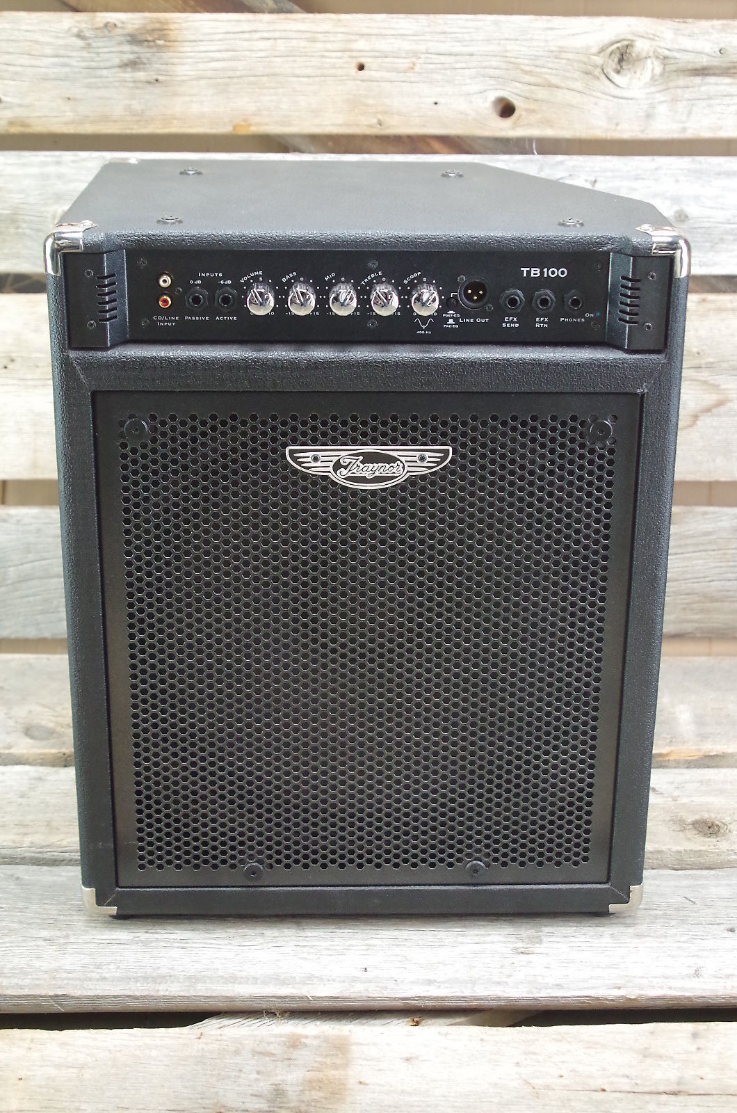 Traynor TB100 100-Watt 1x15" Tilt-Back Bass Combo | Reverb Australia