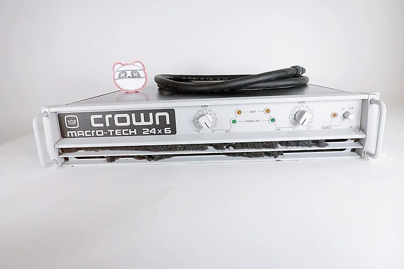 Crown MA-24x6 Macro Tech 24X6 Power Amplifier | Reverb