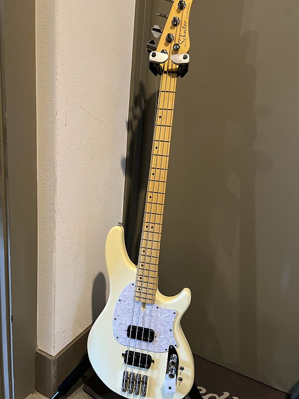 Schecter CV-4 Bass Ivory | Reverb