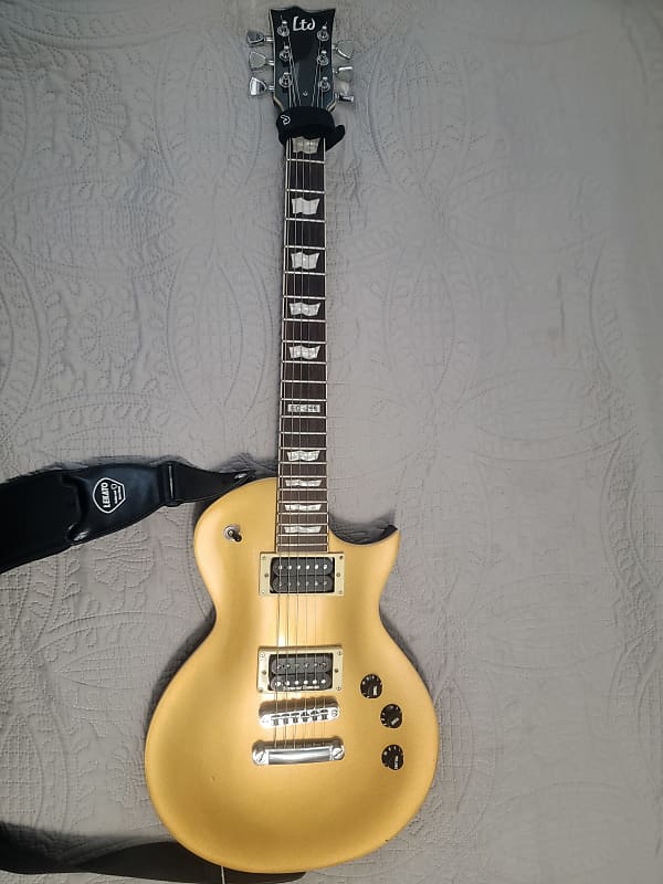 ESP LTD Lp Not sure - Gold Top | Reverb