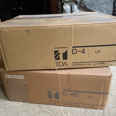 TOA D-4, D-4E 1988 - Rack Mount | Reverb