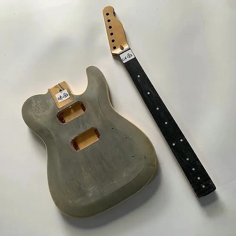 HH Telecaster Tele Style Guitar Body with Maple Neck, | Reverb