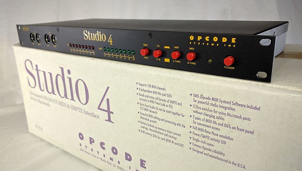 Opcode Studio 4 MIDI & SMPTE Interface (1992) | Reverb