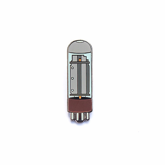 EL34 Tube Amp Hard Enamel Lapel Pin | Reverb
