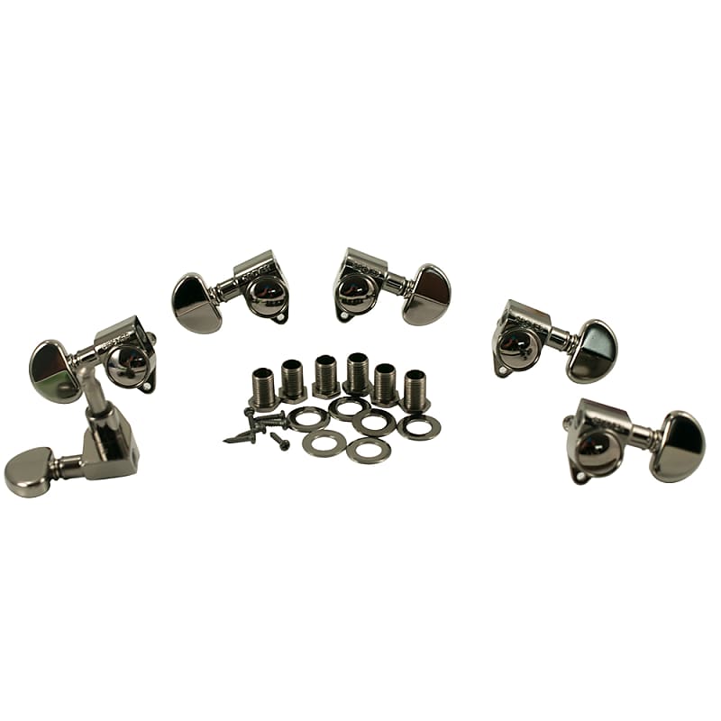 Grover 3 Per Side Rotomatics With 18:1 Gear Ratio Black | Reverb