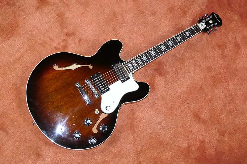 Epiphone Riviera 1983 - antik sunburst | Reverb