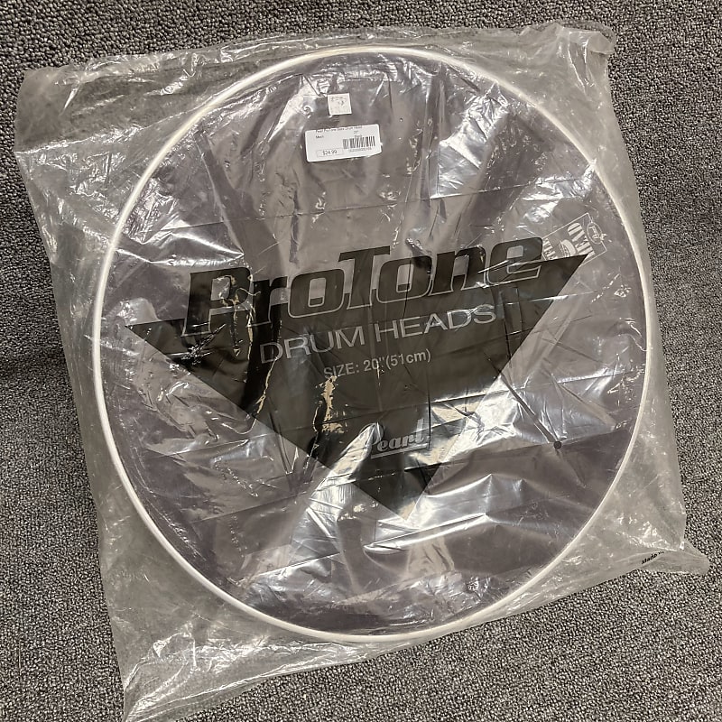 NEW Pearl ProTone 20" Mesh Muffle Head Bass Drum Head | Reverb