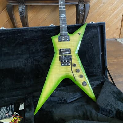 Dean ML Stealth Floyd - Slime Green | Reverb