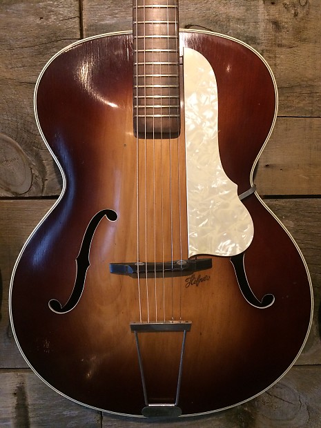 Hofner Model 455 archtop 1956 Tobacco Burst | Reverb