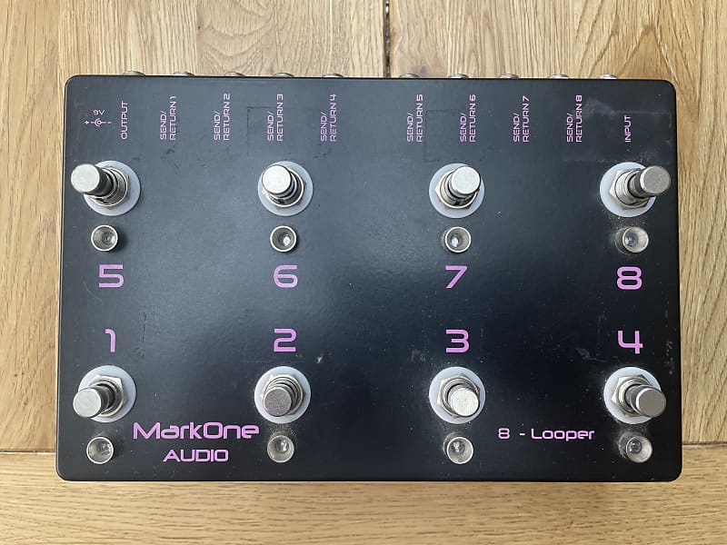 MarkOne Audio 8-Looper Programmable 8-loop effects pedal | Reverb UK