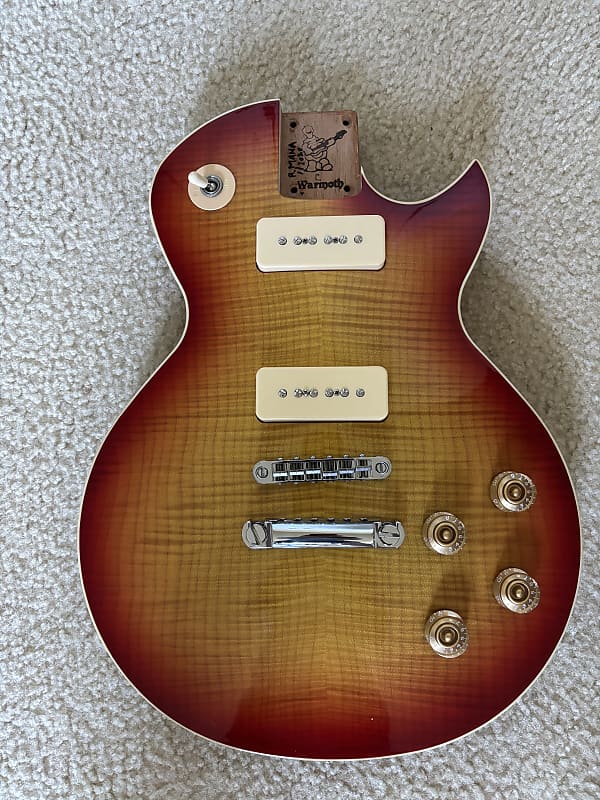 Warmoth Regal Body - Bound Cherry Sunburst Tone Pros DiMarzio | Reverb
