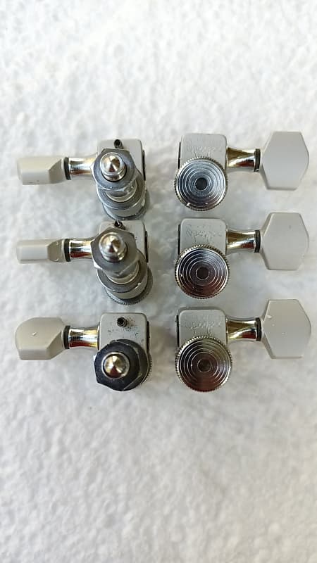 Staggered Sperzel Locking Tuners 1 pin Inline 6 Strat Tele | Reverb