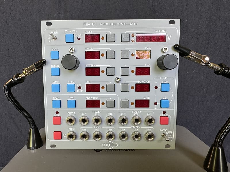 Orthogonal Devices ER-101 Indexed Quad Sequencer - Gray | Reverb